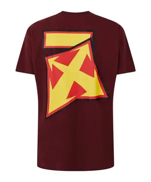 Off-White Logo Short Sleeve T-shirt - Brown