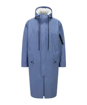 Hugo Boss Long Thickened Coat - Blue