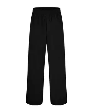 Off-White High Waist Wide Leg Pants - Black
