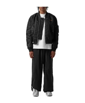 Off-White High Waist Wide Leg Pants