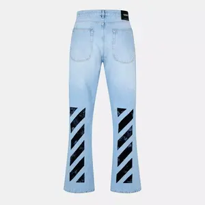 Off-White Diag Relax Straight Leg Jeans