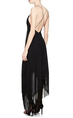 Givenchy Cascading Fringe Slip Dress