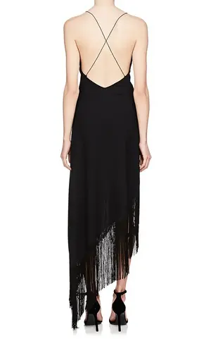 Givenchy Cascading Fringe Slip Dress