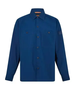 Hugo Boss Shirt-style Casual Jacket - Blue