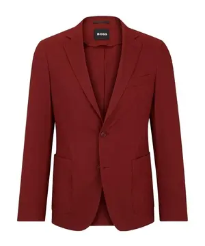Hugo Boss Single-breasted Blazer - Red