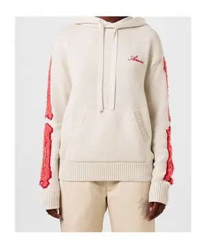 Amiri Knitted Hoodie With Logo