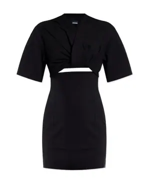 Jacquemus Twisted T-shirt Mini Dress