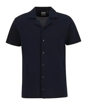 Barbour Short-sleeved Shirt - Navy
