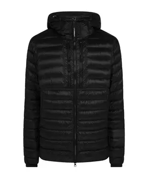 C.P. COMPANY D.d. Shell Goggle Down Jacket - Black