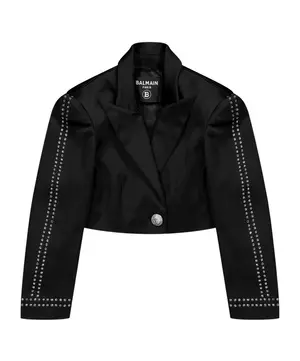 Balmain Lgo Blazer In99 - Black