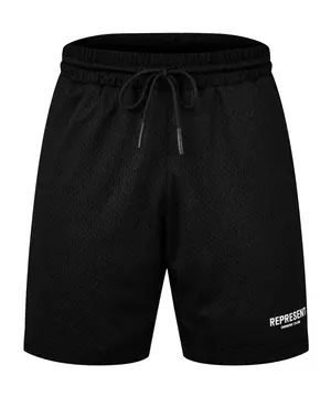 REPRESENT Breathable Sports Shorts - Black