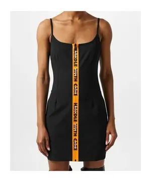 Heron Preston Zip Up Logo Dress