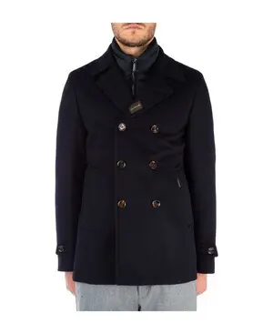 MOORER Double-breasted Lapel Jacket