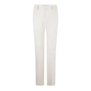 Off-White Slim Fit Trousers - White