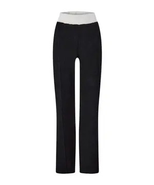 Casablanca Elastic Waist Straight Leg Casual Pants