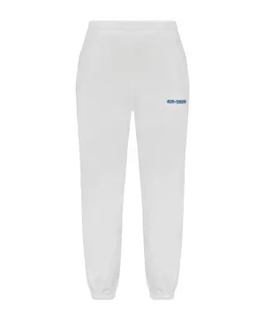 Off-White Minimalist Elastic Waist Sports Trousers - White