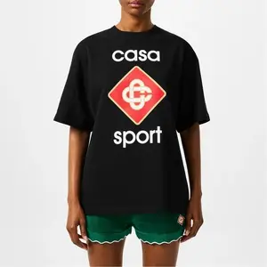 Casablanca Logo Crew Neck T-shirt