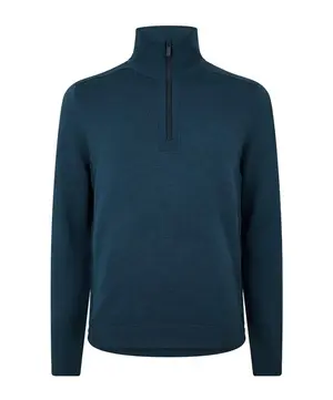 Hugo Boss Simple Knitted Sweater - Blue