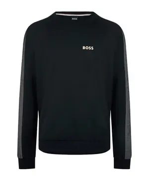 Hugo Boss Crew Neck Pullover Sweatshirt - Black