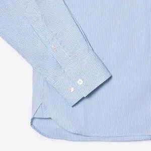 Lacoste Slim Fit Striped Stretch Poplin Shirt
