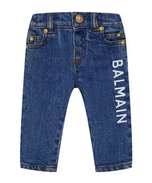 Balmain Logo Print Trousers Babies