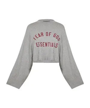 Fear Of God Logo Patch T-shirt - Gray