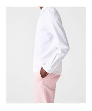 Lacoste Slim Fit Concealed Placket Poplin Shirt