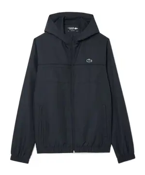 Lacoste Hooded Track Jacket - Black