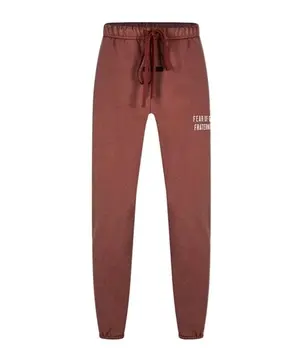 Fear Of God Elastic Waistband Track Pants - Red