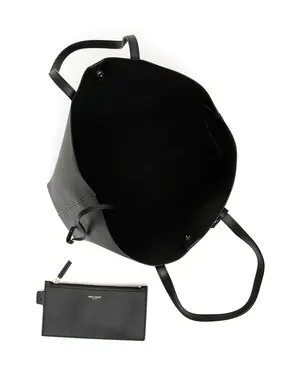 Saint Laurent E/w Logo Detailed Tote Bag