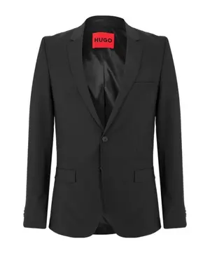 Hugo Boss Slim-fit Suit Jacket - Black