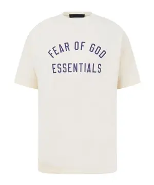 Fear Of God Round-neck Logo T-shirt - White