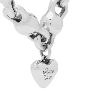 Acne Studios Heart Choker Necklace