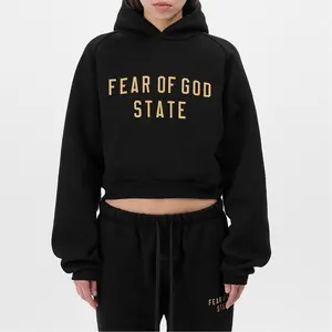 Fear Of God Logo Hooded Sweatshirt