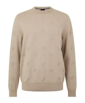 Hugo Boss Retro Knitted Sweater - Nude