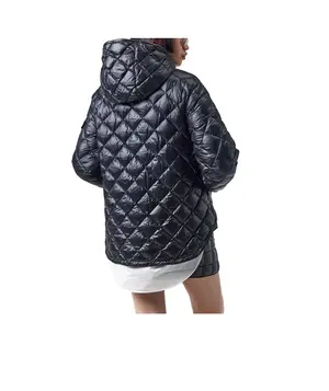 Moncler Diamond-quilted Hooded Puffer Jacket - Black