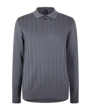 Hugo Boss Solid Color Minimalist Knit Sweater