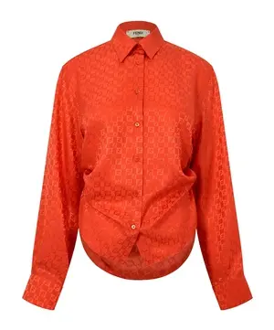 Fendi Simple Shirt - Red