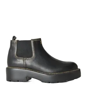 Miu Miu Simple Logo Ankle Boots - Black
