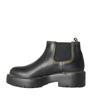 Miu Miu Simple Logo Ankle Boots