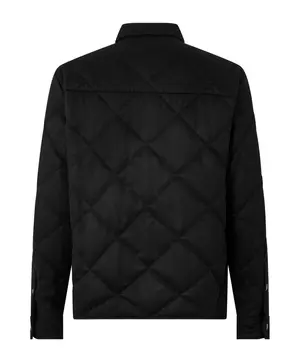Prada Quilted Collared Shirt Jacket