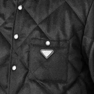 Prada Quilted Collared Shirt Jacket