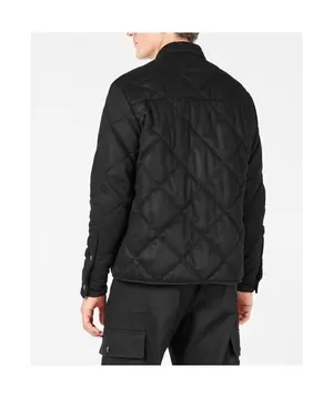 Prada Quilted Collared Shirt Jacket