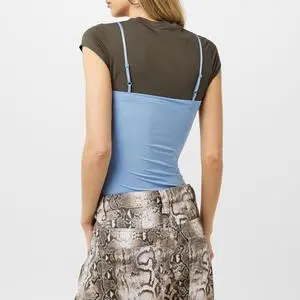 Acne Studios Camisole With Lace Trim