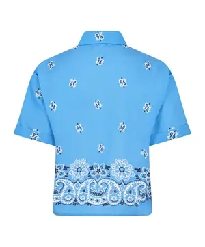Miu Miu Short Sleeve Printed Shirt