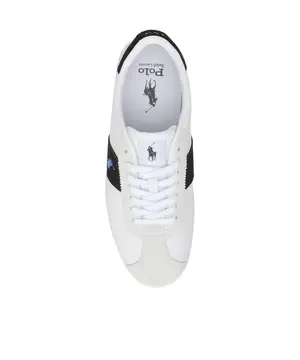Polo Ralph Lauren Leather Spliced Casual Shoes - White