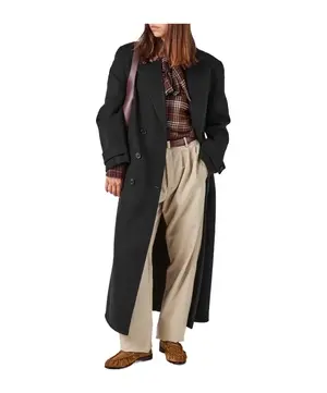 Saint Laurent Double-breasted Overcoat