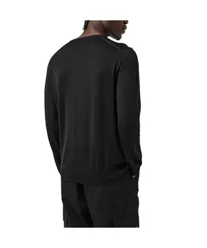 Prada Crew Neck Long Sleeve Knit Sweater - Black