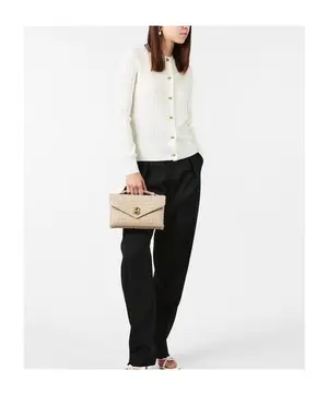 Bottega Veneta Wool Cardigan With Golden Buttons