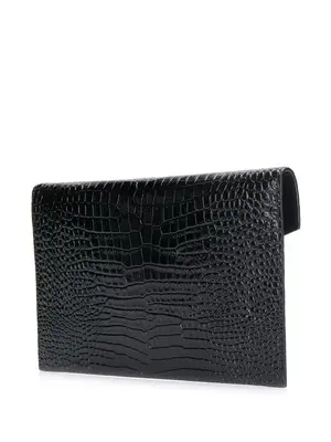 Saint Laurent Updown Logo Plaque Chutch Bag
